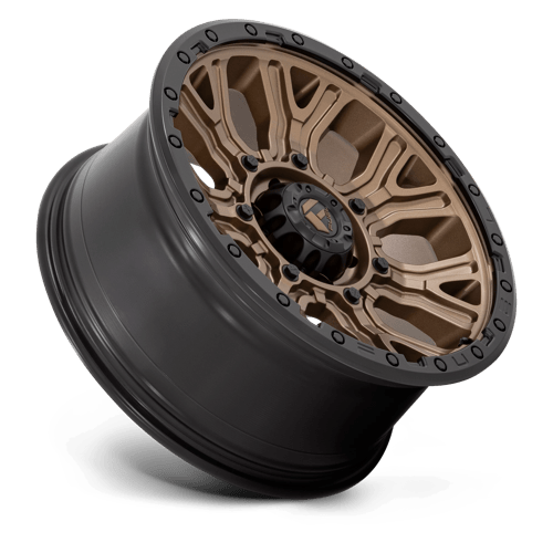 Fuel D826 Traction Matte Bronze With Black Ring 1-Piece Rims: 20x9 ...
