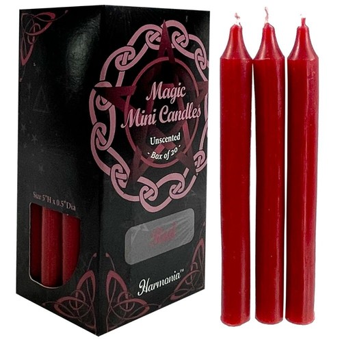 Pack of 20 Mini Candle Magic Spell Protection Wicca Candles Rituals ...
