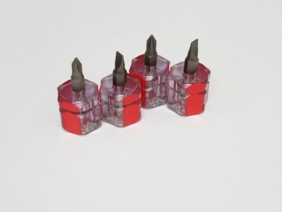 4pcs MINI SHORT STUBBY PHILLIPS / CROSS HEAD SCREWDRIVER SEWING ...