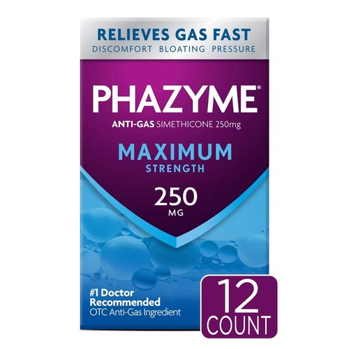 Phazyme Maximum Strength Softgel, 250mg, 12 Ct | eBay