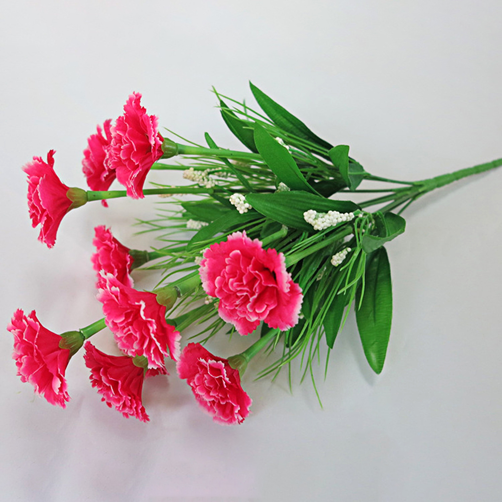 1 Bouquet Fake Carnation Exquisite Real Touch Festival Mother Day False ...