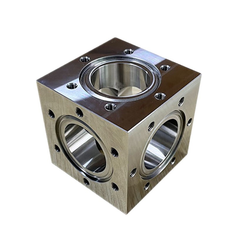 Conflat UHV 6-Way Cube Flange Ultra High Vacuum Chamber 304SS CF CF16 ...