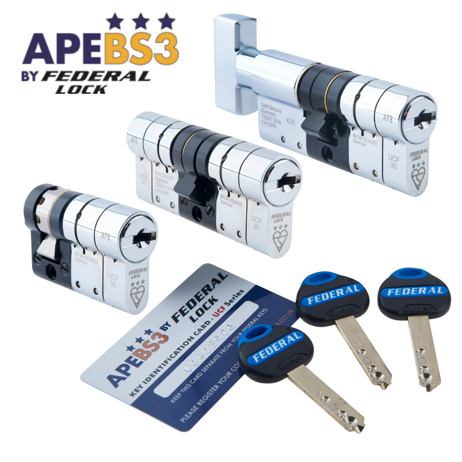 Upvc Euro Cylinder Lock Door HIGH SECURITY 3 Star Star Snap-Safe Anti ...