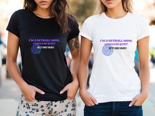 Netball Mums TShirt, Netball Tee, Crazy About T-Shirt, Gift For Her ...
