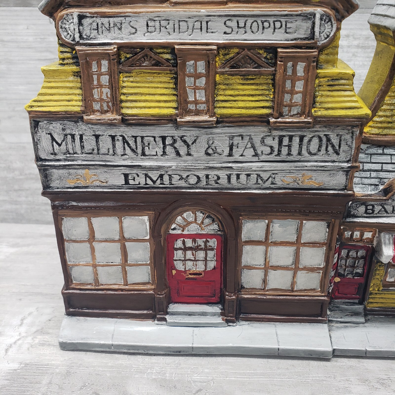 Gare Inc Ceramic Garry Sharpe 1987 Ann’s Bridal Shop Millinery & Barber ...