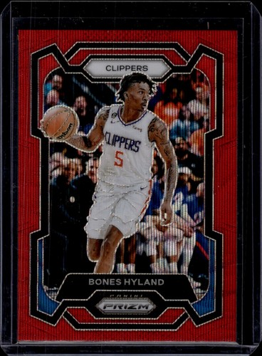 2023-24 Panini Prizm - Bones Hyland #56 Ruby Wave Prizm for sale online ...