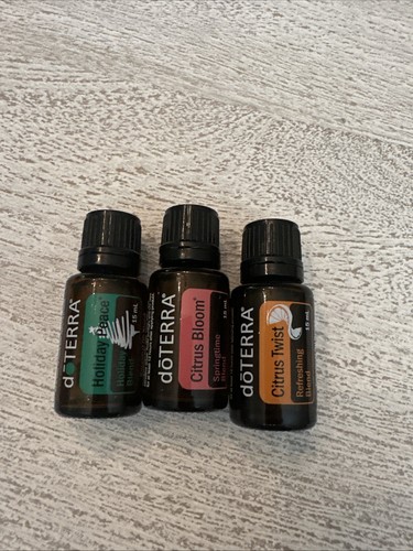 doTERRA Citrus Twist Citrus Bloom Holiday Peace Lot of 3 essential oil ...