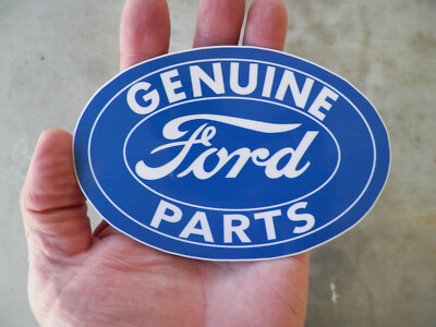 Genuine Ford Parts Vintage Style Logo Drag/Auto Racing Sticker/Decal | eBay