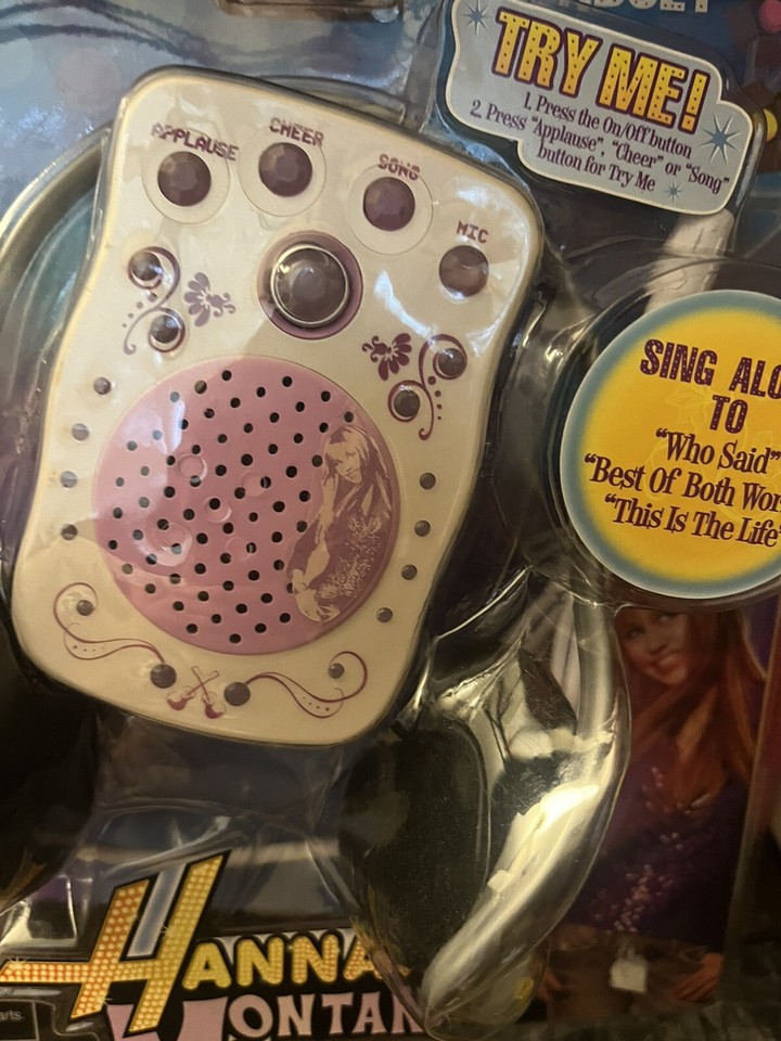 Disney Hannah Montana Secret Star Headset - NEW, Unopended Sing Along ...