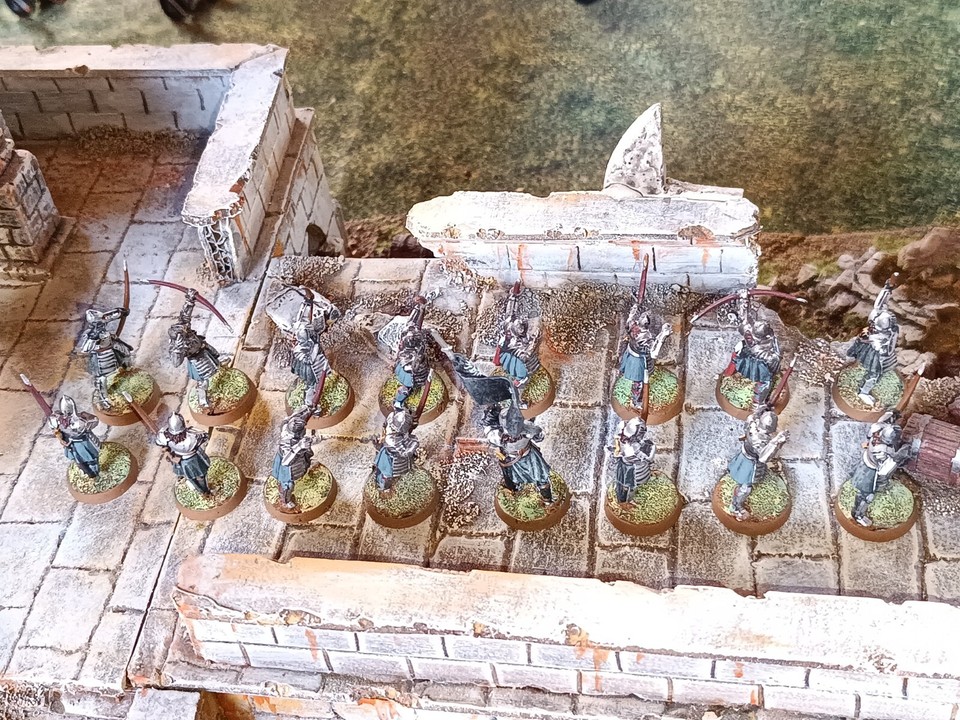 Warhammer Fantasy LOTR - Minas Tirith Warriors Archer Unit - GW / pro ...
