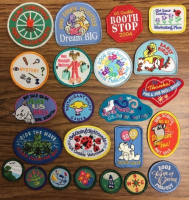 Lot of Girl Scout merit badges and award patches - Wearable and ...