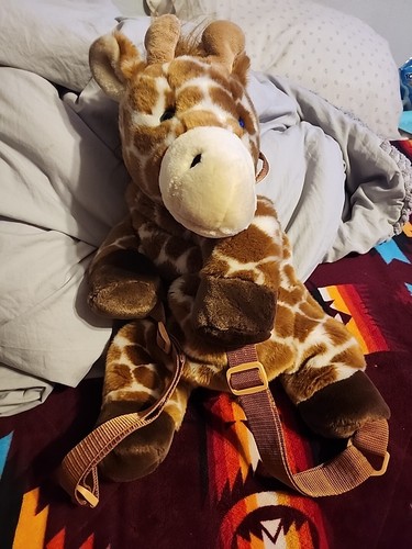 Plush Giraffe Backpack 20” | eBay