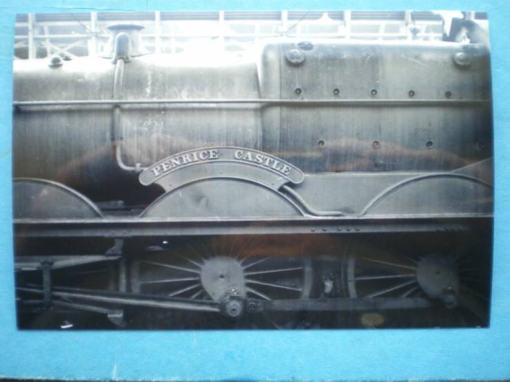 PHOTO GWR NAMEPLATE 7023 PENRICE CASTLE CASTLE CLASS LOCO | eBay