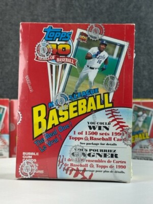 1991 OPC Baseball Wax Box FASC Wrapped & Verified by VVCB as From A ...