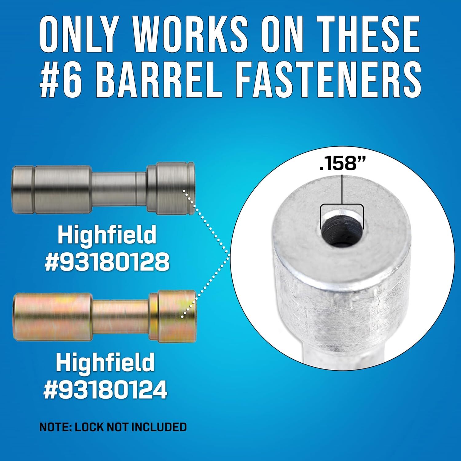 Steel Barrel Fastener Plunger Tool for Water Utility Fasteners with 0. ...