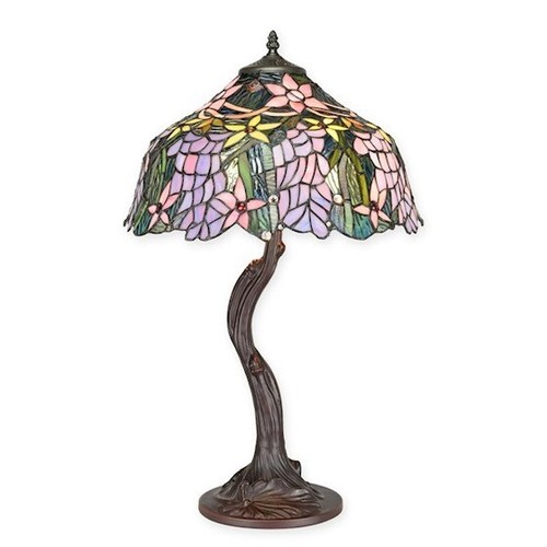Tiffany Lampe Tischleuchte Fuß geformt wie ein Baum Modell ta160 | eBay.de