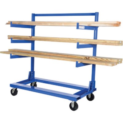 NEW! Portable Cantilever Rack Cart 60"L x 30"W!! | eBay