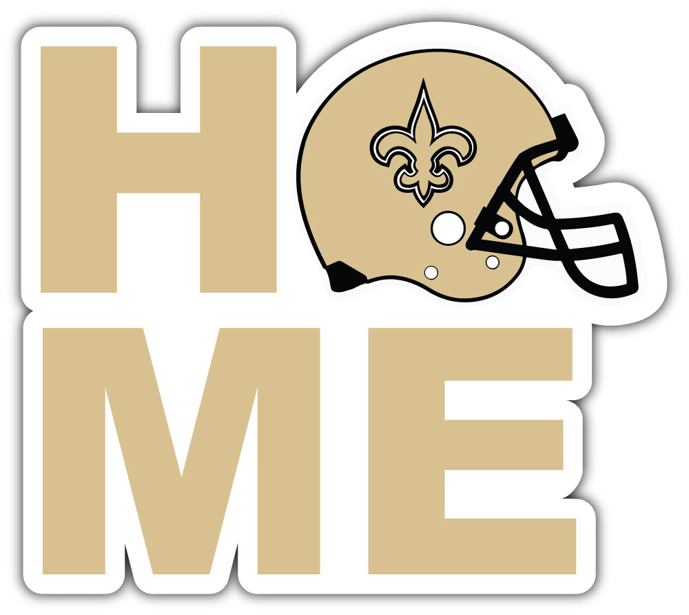 New Orleans Saints Home NFL Sport Car Bumper Sticker Decal "SIZES'' | eBay
