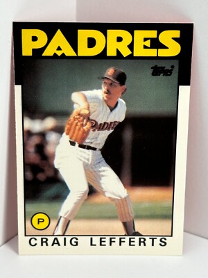 1986 Topps Tiffany #244 Craig Lefferts | eBay