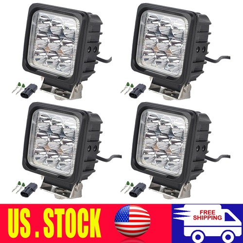 4x 27W LED Work Lights Spot Beam Headlight Blue for Agriculture ...