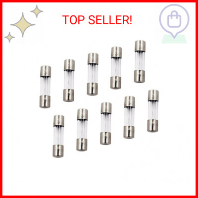 SIXQJZML 10 Pack F8AL Fast-Blow Fuse 8A 8amp 125V Glass Fuses 0.2 x 0. ...