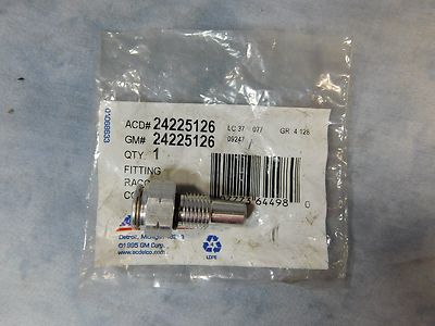 24225126 NEW OEM GM ACDELCO AUTO TRANS OIL COOLER END FITTING | eBay
