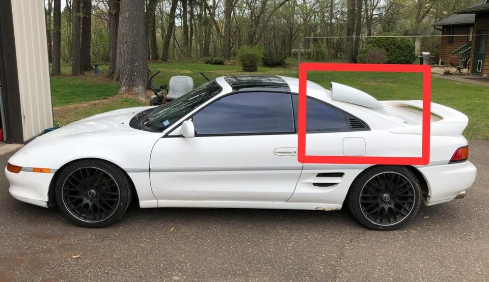 Fit For Toyota 91-96 MR2 SW20 Air Intake Engine Hood Scoop System FRP ...