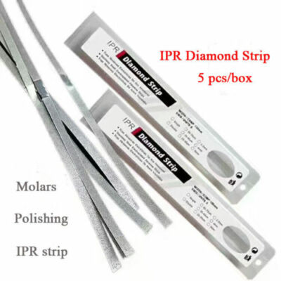 Dental IPR Diamond Strip Staninless Steel Electroplated Abrasive Strips ...