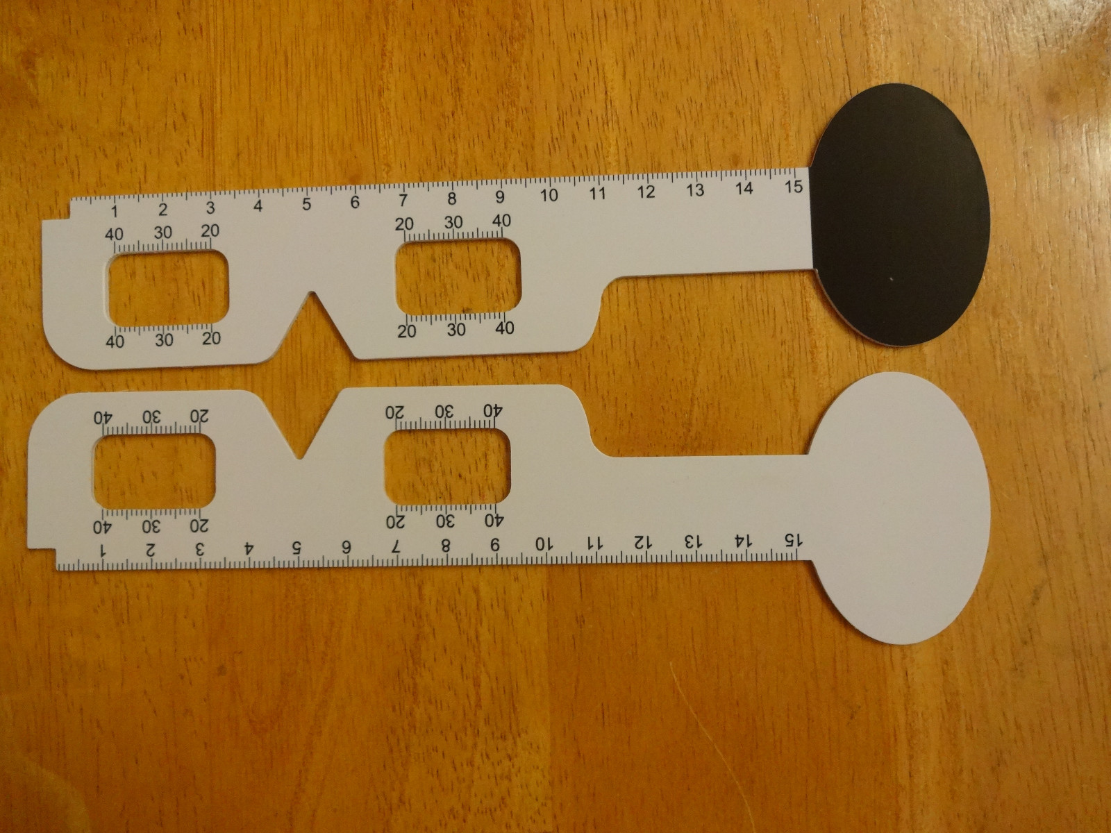 New Optical Pupil Distance ruler Ophthalmic PD Meter Eye instrument US ...