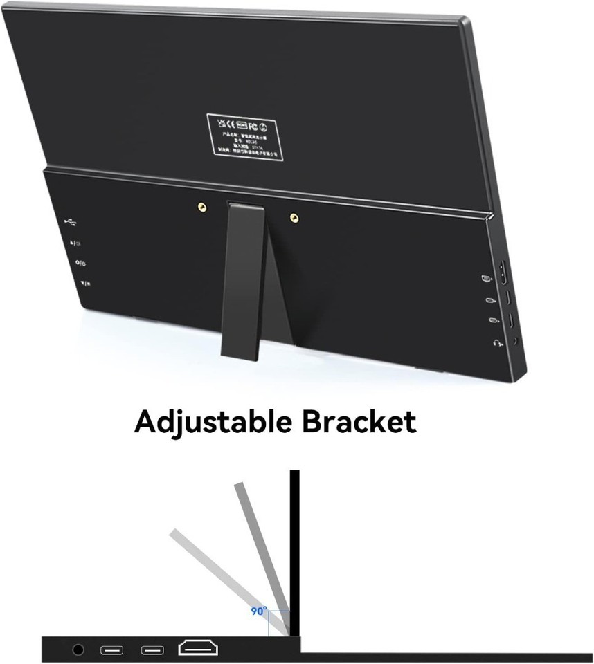 NEW PRECHEN 15.6" IPS Touchscreen Full HD 1080p Portable Monitor In ...