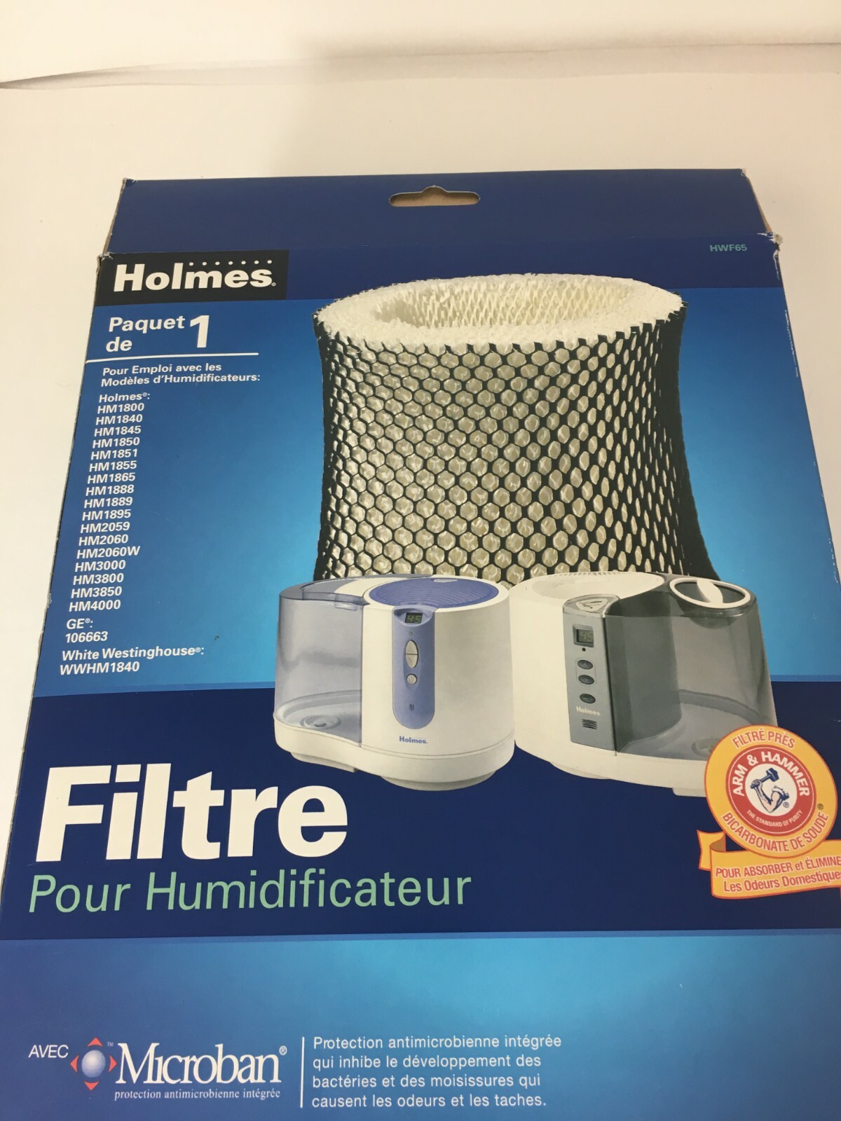 Humidifier Filter Holmes 1 per pack Mod HWF65 + Various Models. See ...