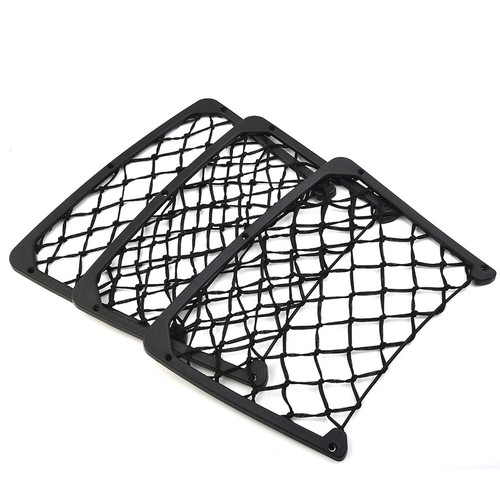 Universal Black Elastic Mesh Pockets for Convenient Caravan Organizer ...