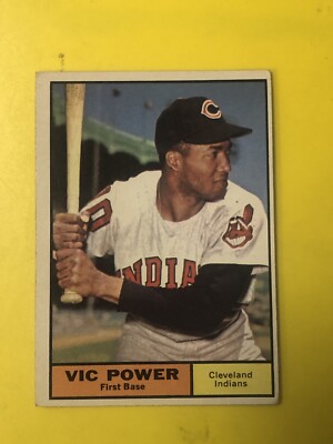 1961 Topps Vic Power #255 VGEX | eBay