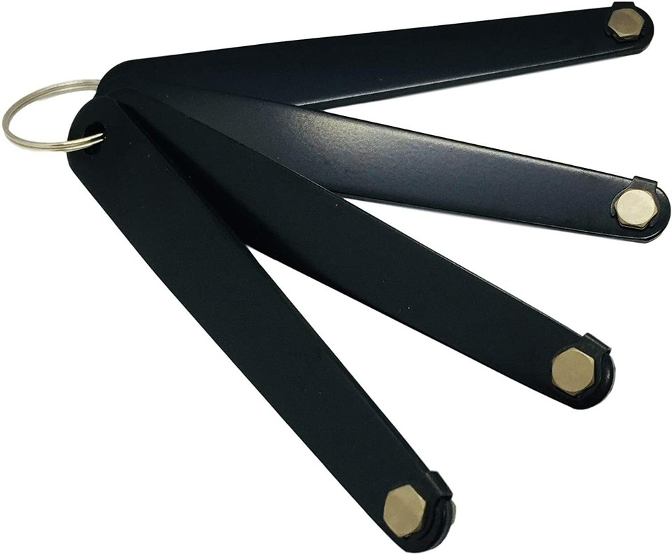 ANEX Ultra Low Profile Offset Allen Wrench Set 4 Piece, 90 Degree ...