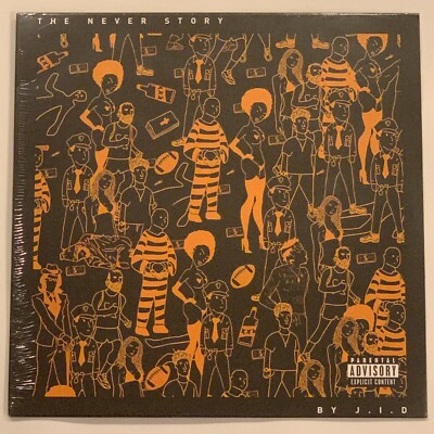 J.I.D. JID The Never Story 1LP Vinyl Limited Orange 12" Record | eBay
