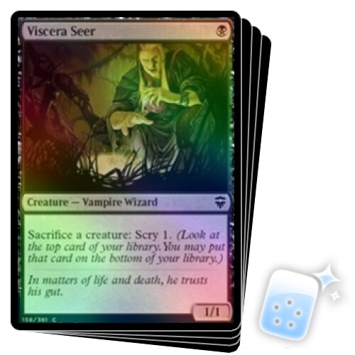 FOIL VISCERA SEER X4 Commander Legends Magic MTG MINT CARD | eBay