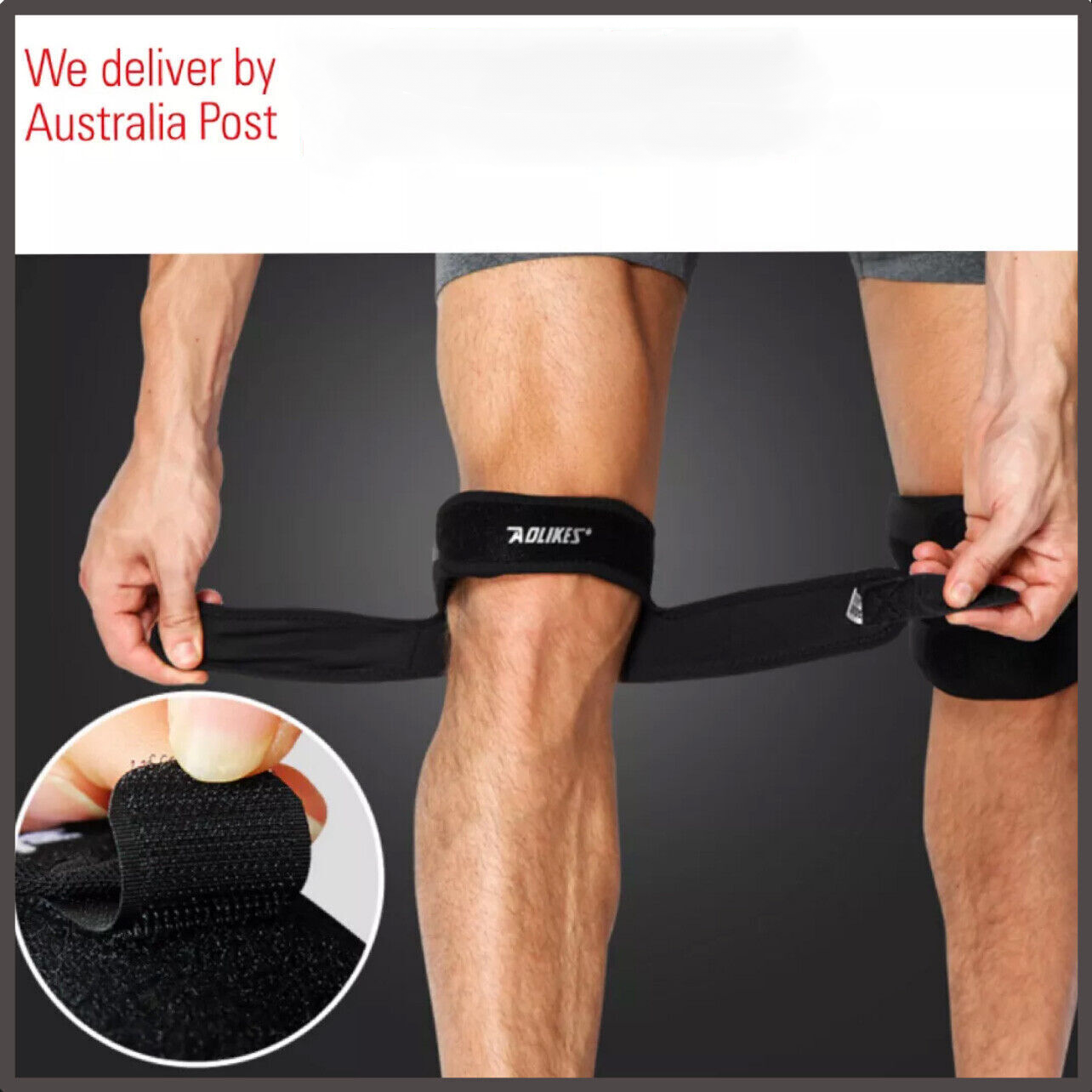 Knee Strap Running Jumper Patella Gel Support Brace Sport Protector ...