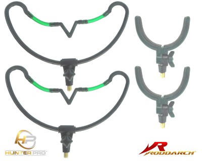 4pc Rod Rest Set. 2 x Adjustable V Rest, & 2 Adjustable x 'U' Rest ...