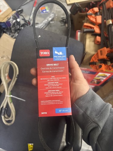 TORO 22" Front Wheel Drive Belt 38990 for TORO Recycler Walk Lawnmowers ...