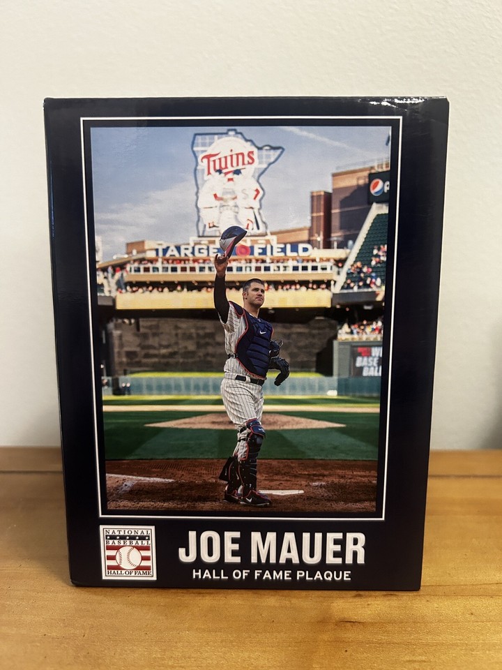 2024 Minnesota Twins Joe Mauer HOF Plaque New in Box SGA | eBay