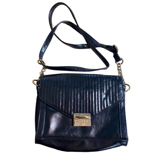 Rosetti Go Faux Leather Handbag Shoulder Black Bag Multi Pocket Purse ...