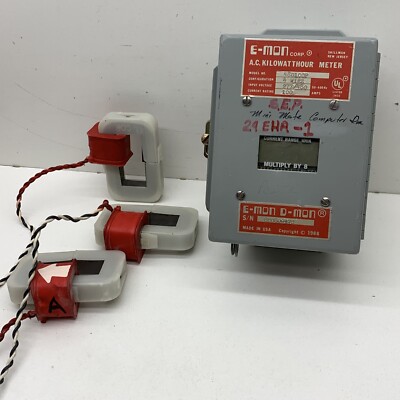 E-Mon D-Mon 480100P AC Kilowatthour Meter 100A 277/480V 50-400hz 4-Wire ...