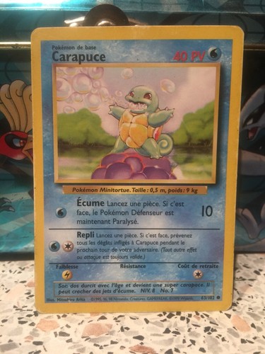 Carapuce 63/102 - Edition 2 - Wizards - BE - Set De Base | eBay