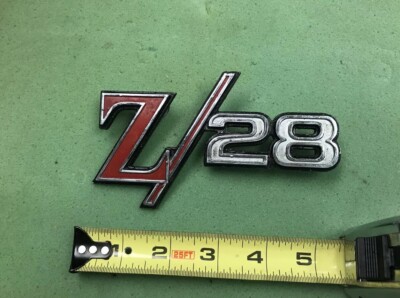 Vintage Chevy Camaro Z28 Emblem Badge Metal | eBay