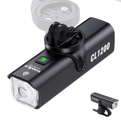 CL1200 Bike Lights for Night RidingCompatible with Garmin/GoPro ...