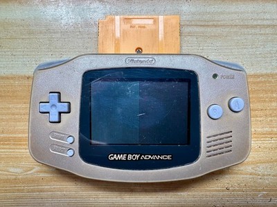 Nintendo Gameboy Advance AGB-001 Pearl Champagne Gold Handheld System ...