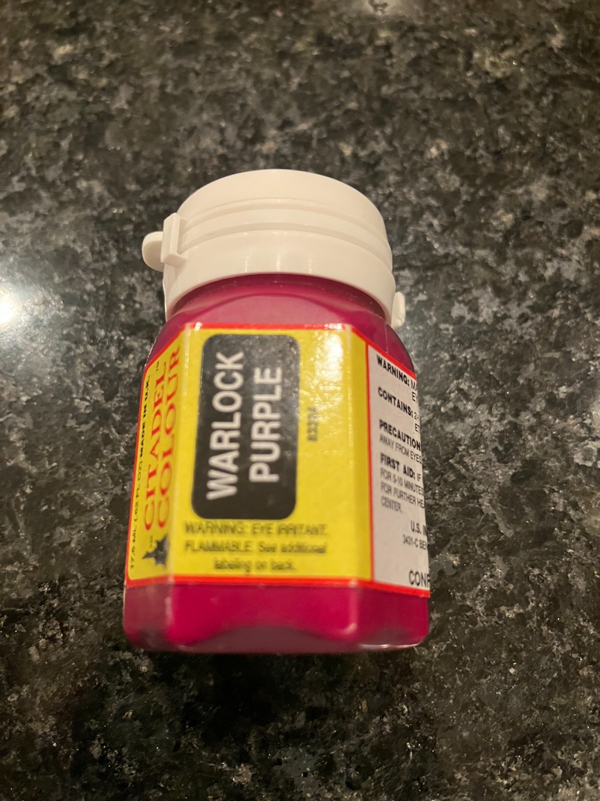 CITADEL Sealed Warlock Purple Paint Wet 17.5ml Hex Pot Sealed WARHAMMER ...