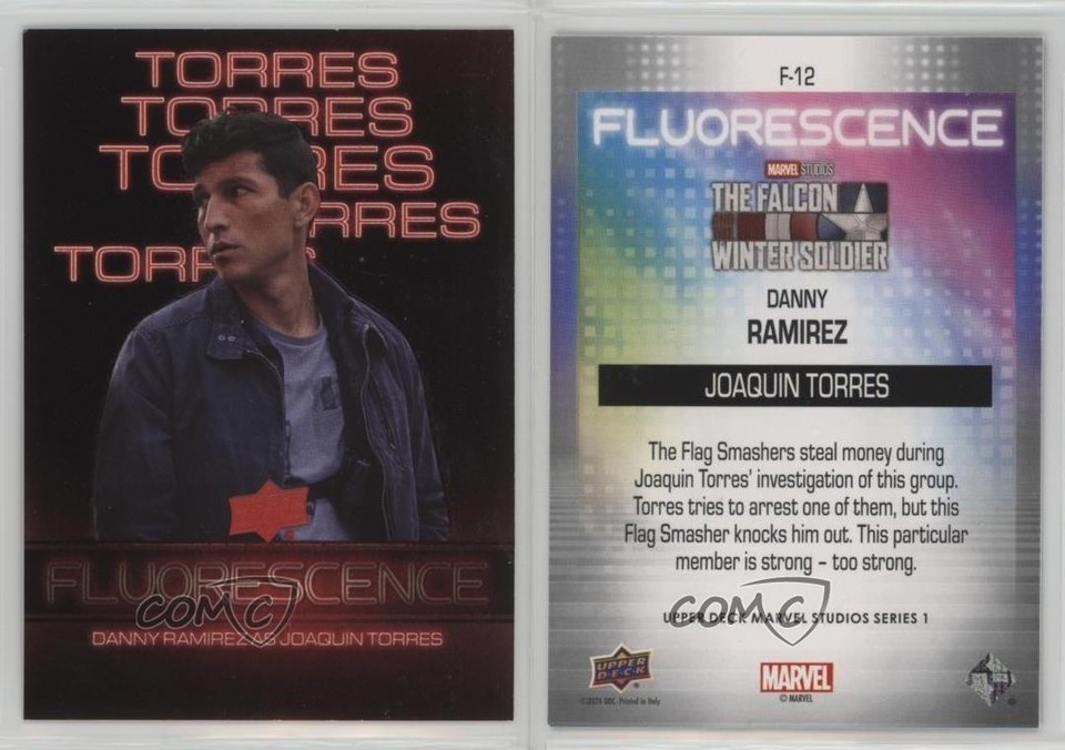 2024 Marvel Studios Series 1 Fluorescence Red Danny Ramirez Joaquin Torres 02l5 | eBay