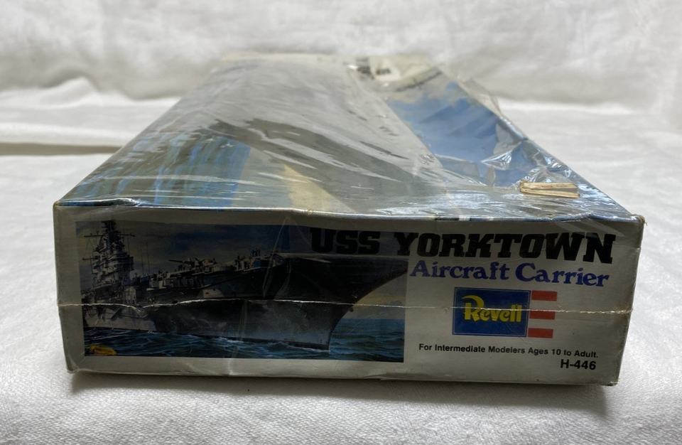 Vintage 1975 Model Kit of USS Yorktown by Revell MIB- SCARCE | eBay
