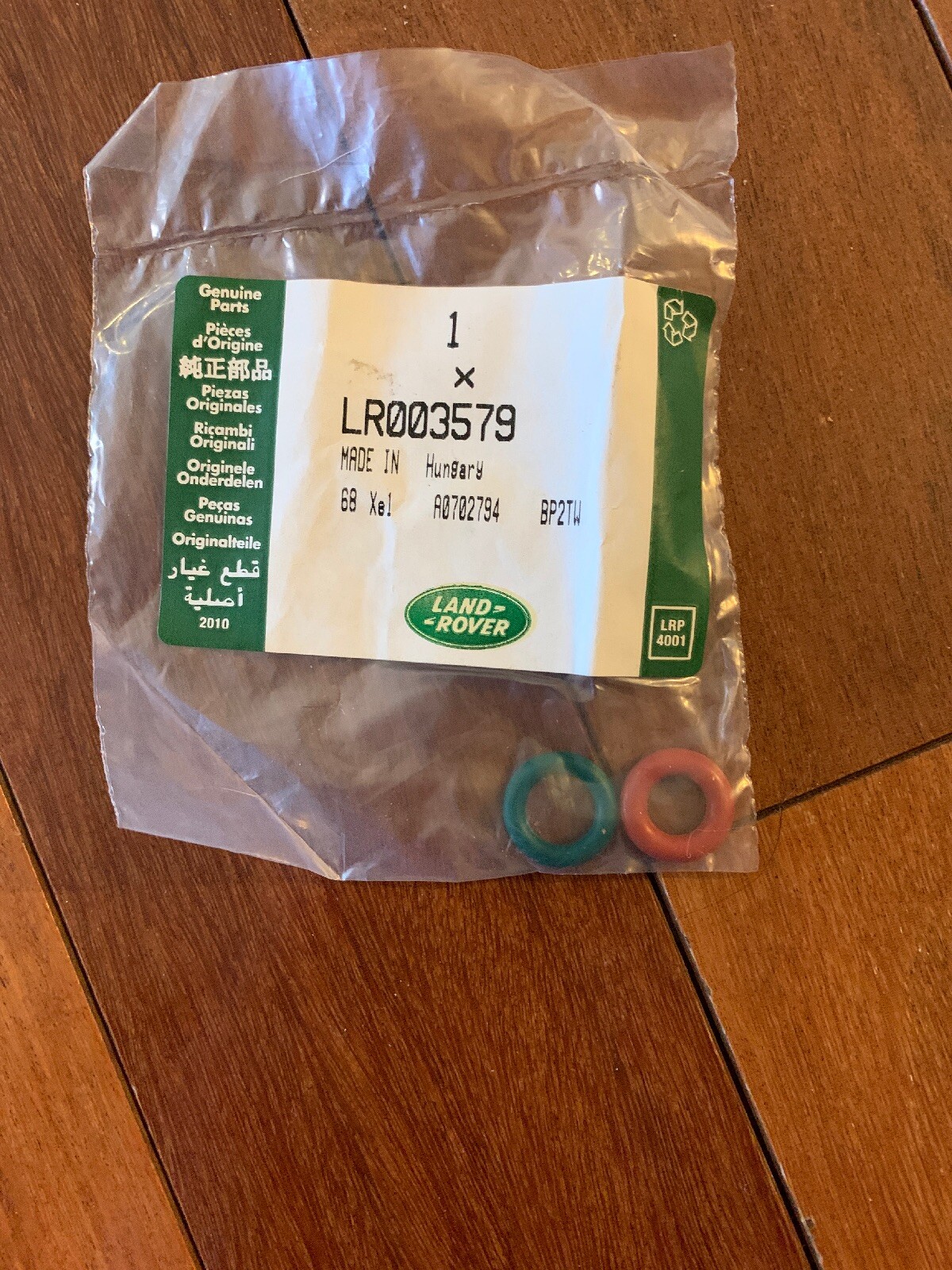 LAND ROVER LR2 (2008-2012) Fuel Injector Seal Kit (1) GENUINE LR003579 ...